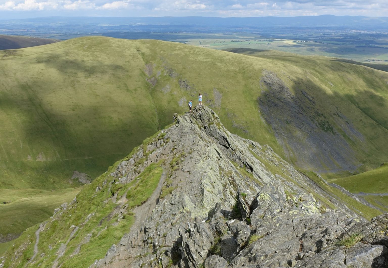 Blencathra (Saddleback) Via Sharp Edge Ridge Scramble, Britain Lake ...